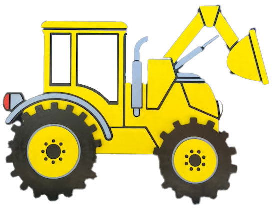 Construction Truck Wood Cut Out Standee – Platinum Prop House, Inc.