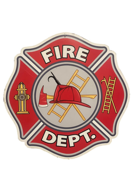 Fire Department Wood Cut Out Standee – Platinum Prop House, Inc.