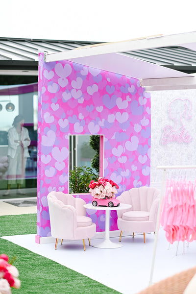 Kids Light Pink Seashell Sofa – Platinum Prop House, Inc.