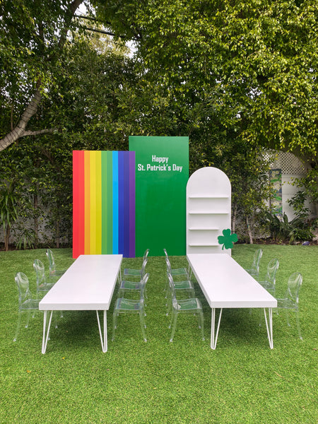 White Arch Shelf Display Wall – Platinum Prop House, Inc.