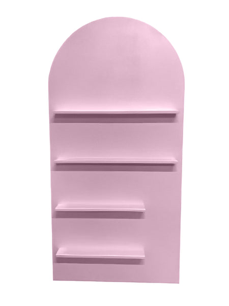 Light Pink Arch Shelf Display Wall – Platinum Prop House, Inc.