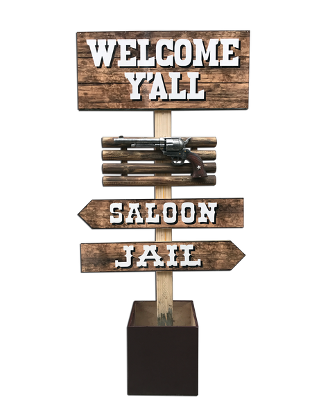 Western Welcome Sign – Platinum Prop House, Inc.