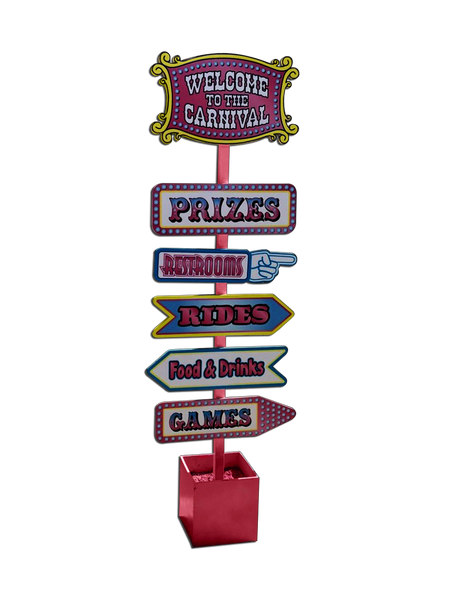 Light Pink Carnival Welcome Sign – Platinum Prop House, Inc.